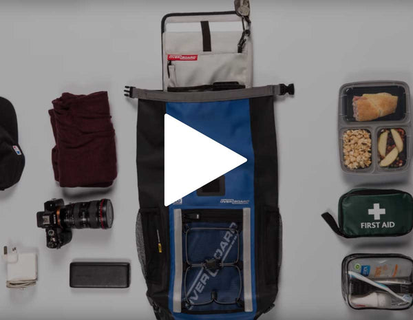 Roll Top Waterproof Backpack | Durable Outdoor Gear UK | OverBoard ...